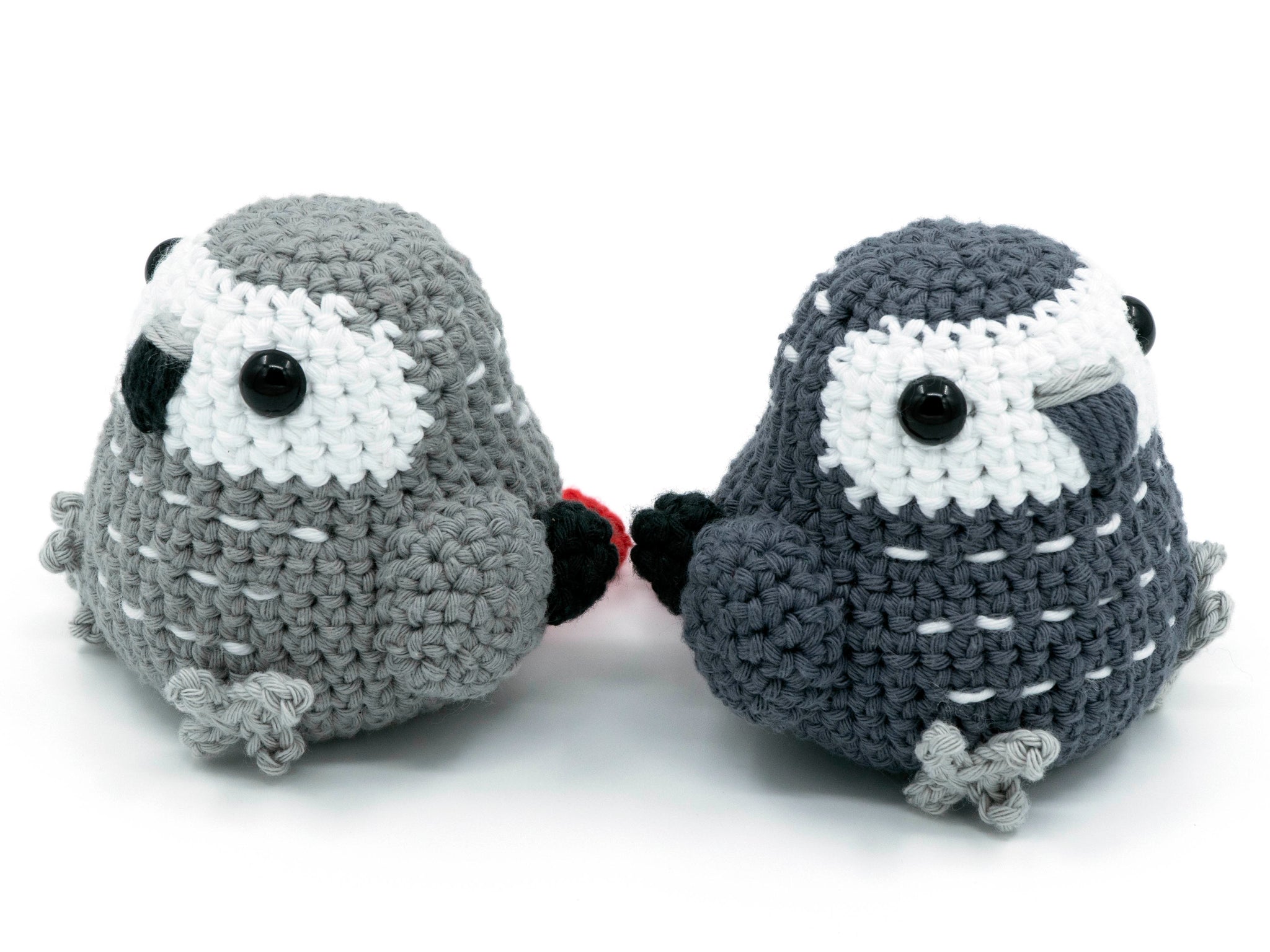 African Grey Crochet Pattern - Parrot Amigurumi PDF | MevvSan