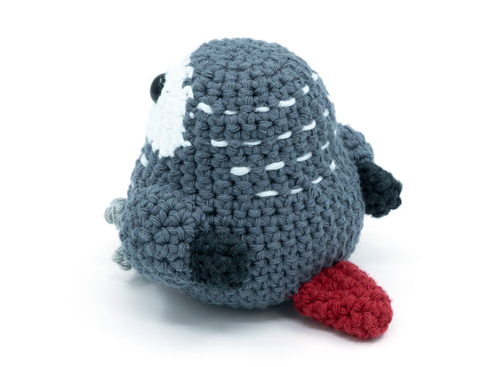 African Grey Crochet Pattern - Parrot Amigurumi PDF | MevvSan