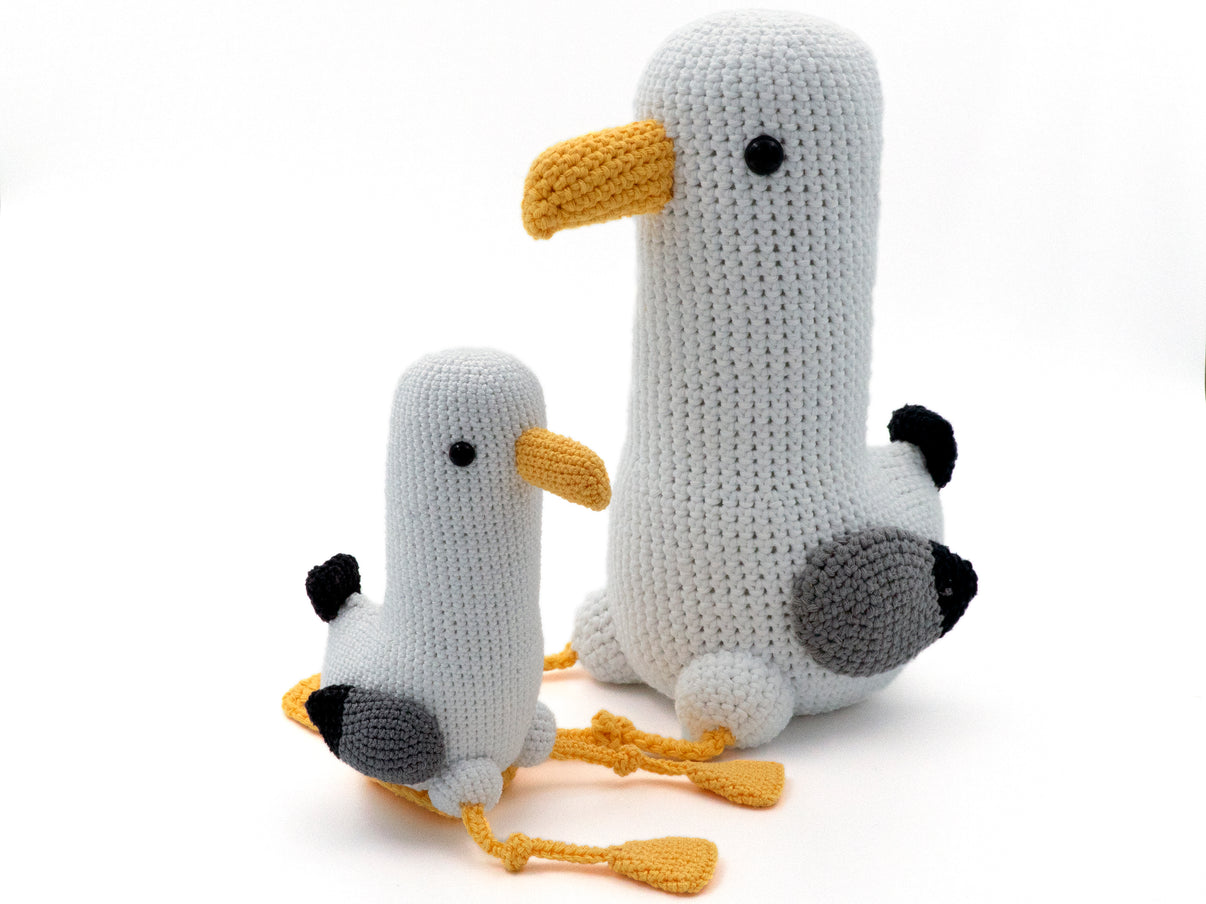 Seagull Crochet Pattern - Coastal Bird Amigurumi PDF | MevvSan