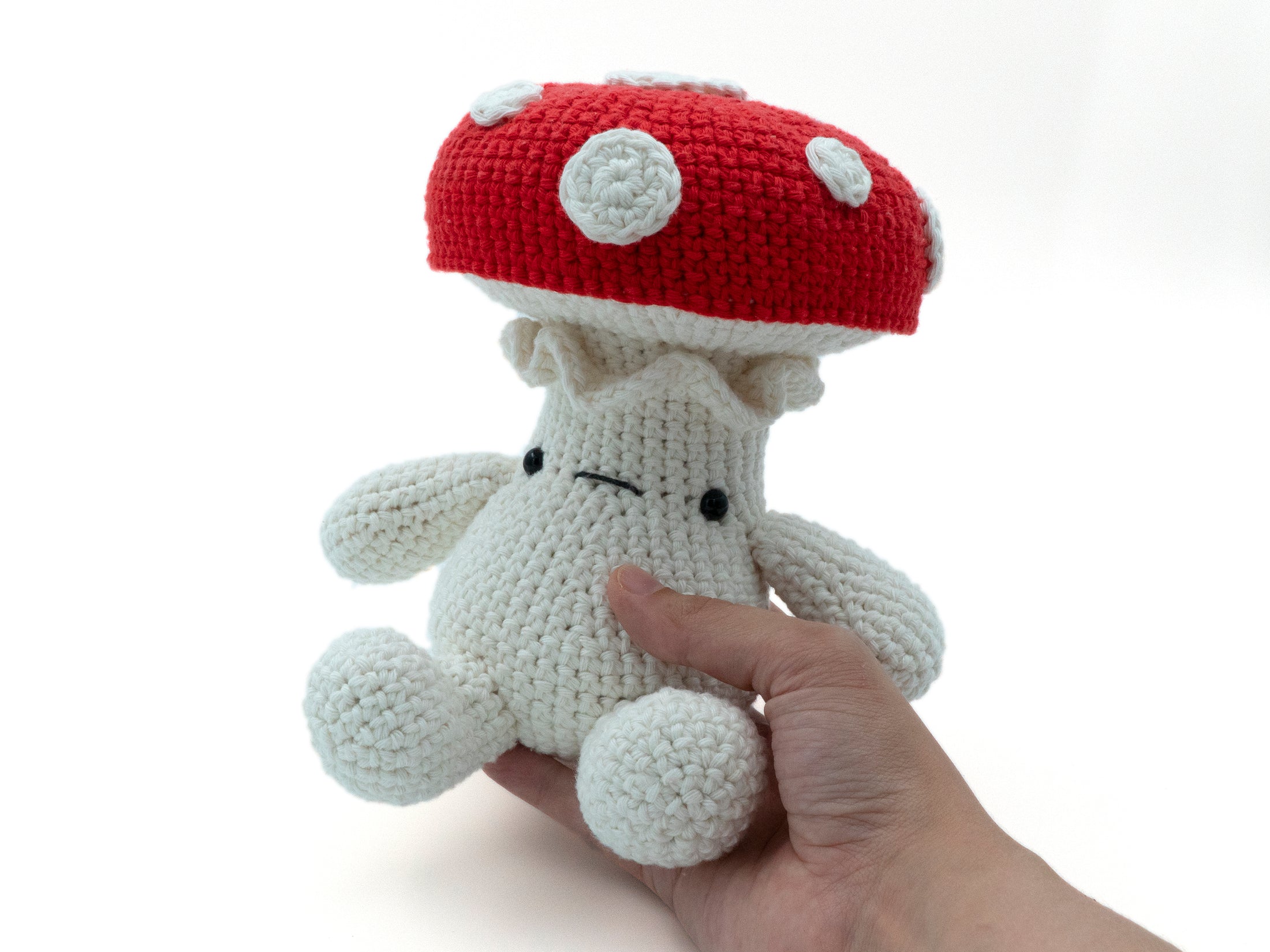 Gloomy Shroom Crochet Pattern - Mushroom Toadstool Amigurumi PDF | MevvSan