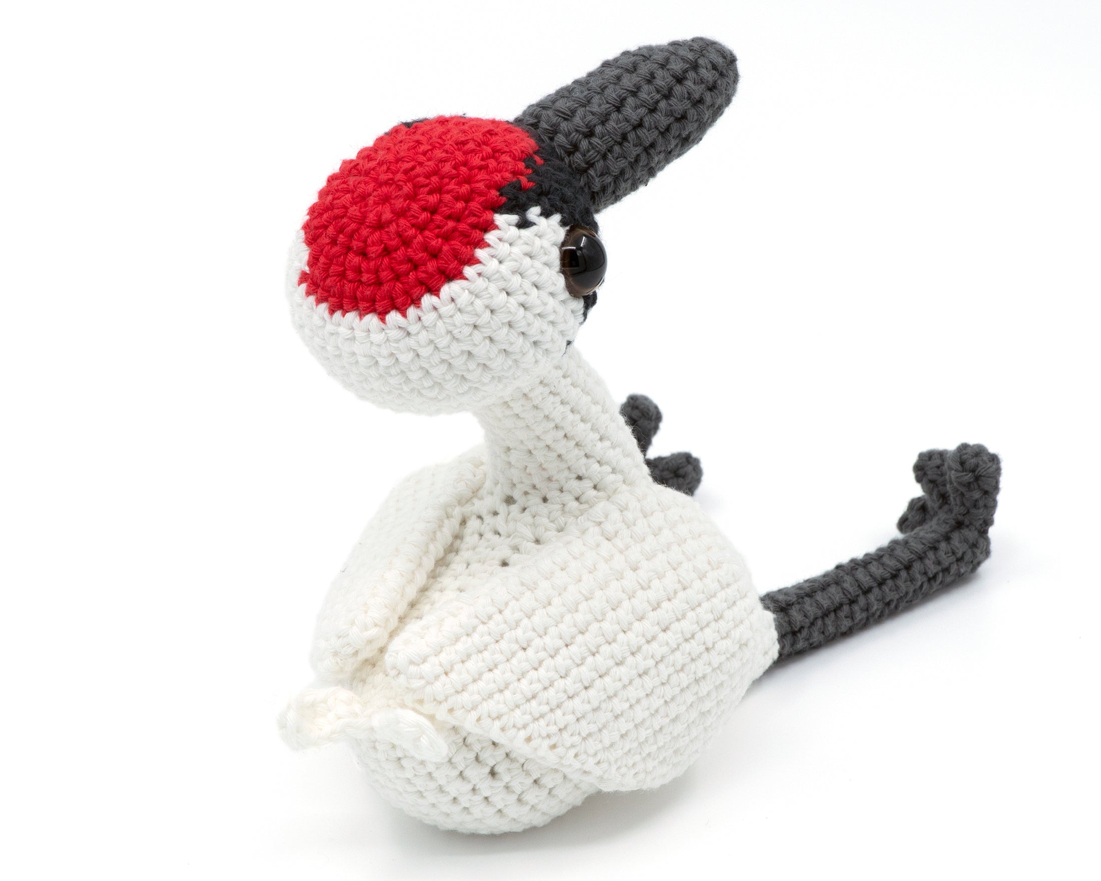 Whooping Crane Amigurumi Pattern - Large Crochet Bird PDF | MevvSan